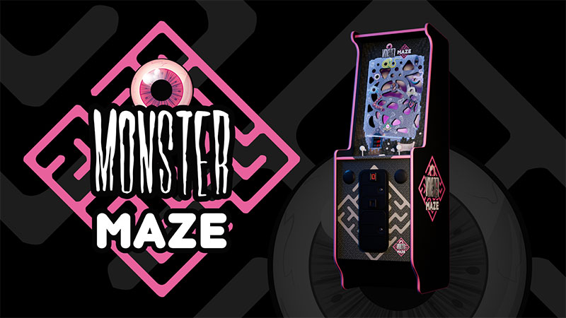 Monster maze, la borne d'arcade